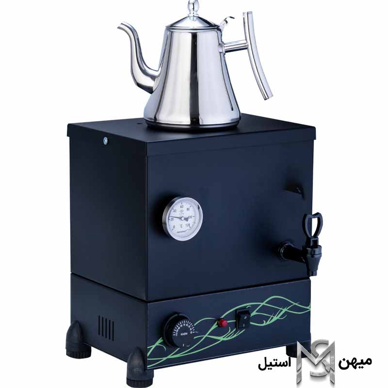 سماور صنعتی 13 لیتری برقی مدل SSBBM_13L - میهن استیل